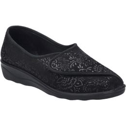 Josef Seibel Damen Hausschuh "Nice 104, schwarz", Gr. 36, schwarz, Obermaterial: 100% Textilmaterial TEXMAT., Schuhe