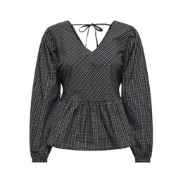 Jacqueline de Yong JDY Bluse 'JDYVilda' Damen Gr&ouml;&szlig;e M cappuccino / hellgrau / schwarz