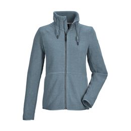 G.I.G.A. by Killtec Damen Fleecejacke "GW 58 WMN KNTFLC JCKT", blau, Gr. 38, G.I.G.A. DX BY KILLTEC, Obermaterial: 100% Polyester, Jacken, Leichte Strickfleecejacke,