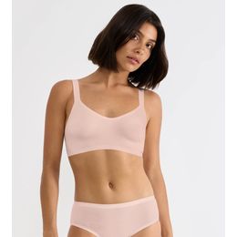 Sloggi Damen Bralette "ZERO Feel Air", Gr. M, rosa, Single Jersey, Obermaterial: 83% Polyamid, 17% Elasthan, BHs, atmungskativ, semi-transparenter