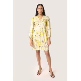 Soaked in Luxury Kleid SLBecca Gerade Passform in French Vanilla Floral Print | Gr.: XL