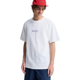 Quiksilver Herren T-Shirt "Flowers Surfing", wei&szlig;, Gr. L, Obermaterial: 100% Baumwolle., Shirts