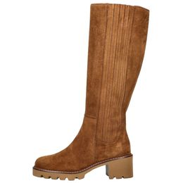 Paul Green Damen Stiefel "Paul Green Stiefel Veloursleder", Gr. 37,5, braun, Veloursleder, Schuhe