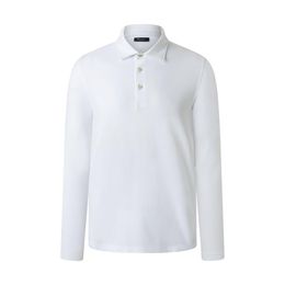 Maerz Muenchen Herren Poloshirt "Maerz Muenchen 646300 XT Langarm-Poloshirt Herren Bekleidung", wei&szlig;, Gr. 46, 100% Baumwolle, Shirts