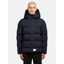 Khujo Herren Steppjacke "Silas2", blau, Basic, Gr. M, Obermaterial: 100% Nylon. Futter: 100% Nylon. Wattierung: 100% Polyester, Jacken, Warme Herren