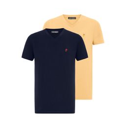Jacey Quinn Shirt male size M Blue / Yellow / Red