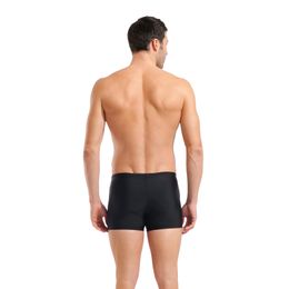 arena Herren Badeshorts "MEN'S SWIM SHORT GRAPHIC"schwarz, blau, Gr. 5, Obermaterial: 80% Polyamid, 20% Elasthan, Badehosen, mit Stretchmaterial,