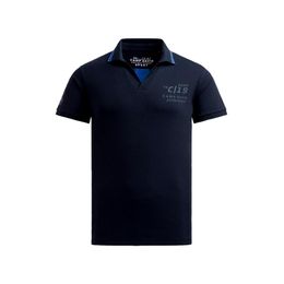 CAMP DAVID Poloshirt 'Game.Set.Match' Herren Gr&ouml;&szlig;e S blau