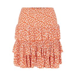 Y.A.S YAS Rock 'Lura' Damen Gr&ouml;&szlig;e 34 mandarine / ros&eacute; / wei&szlig;