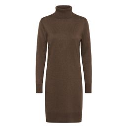 Saint Tropez Damen Midikleid "Damen Kleid U6801", braun, Gr. L, Obermaterial: 70% Viskose LENZING ECOVERO CV LenzEcov. 30% Polyester PES., Kleider