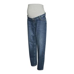 MAMALICIOUS Umstand Jeans 'MLKaigo' Damen Gr&ouml;&szlig;e 34 dunkelblau / graumeliert