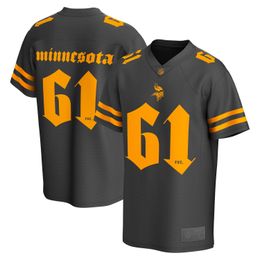 Fanatics Herren Footballtrikot "Fanatics Trikot Minnesota Vikings NFL GOTHIC Foundation Top", grau, Gr. XXL, 100% Polyester, Trikots