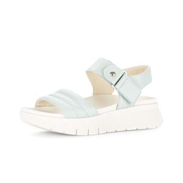 Gabor Damen Plateausandaletten "Plateau Sandale", Gr. 44, blau, Schuhe