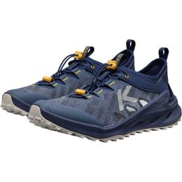 Keen Herren Sandale "ZIONIC ADV", Gr. 44, blau, Textil, Schuhe, atmungsaktiver Outdoorschuh