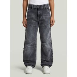 G-Star Raw G-STAR Jungen Regular-fit-Jeans "Boys Carpenter Loose Jeans", grau, Gr. 8, Obermaterial: 98% Baumwolle, 2% Elasthan, Jeans