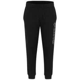 Lotto Herren Sweathose, schwarz, Gr. L, unifarben, 80% Cotton, 20% Polyester, Hosen, - besonders bequem dank Elastikbund