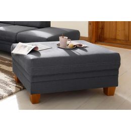 Hocker OTTO HOME, B:99cm H:45cm T:65cm, grau, Luxus-Microfaser mit Druck (100% Polyester);Luxus-Microfaser in Lederoptik (100%