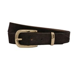 AnnaMatoni Damen Lederg&uuml;rtel "AnnaMatoni Damen Lederg&uuml;rtel in hochwertigem Velour Leder 3cm", braun, Gr. 115, 100% Leder, G&uuml;rtel