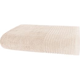 Duschtuch Dyckhoff, B:70cm L:140cm, beige, Frottier, Baumwolle, Handt&uuml;cher, "Duschtuch BRILLANT, Baumwolle, 70x140 cm, 550 g/m&sup2;", Baumwolle
