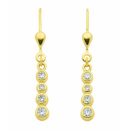 Adelia&acute;s ADELIA ́S Damen Paar Ohrh&auml;nger "Ohrh&auml;nger Ohrringe 333 Gold ( 8K ) mit Zirkonia", Damen, Gold, gold, Gold, Ohrringe, Goldohrringe