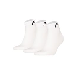 Head Herren Kurzsocken "Socken Elements All Sport Quarter 3P 3er Pack", Gr. 43, wei&szlig;, Obermaterial: 65% Baumwolle CO. 20% Polyester PES. 12% Polyamid