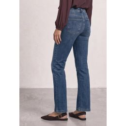 Street One Damen Slim-fit-Jeans, blau, Gr. 29, unifarben, Jeans, 82% Baumwolle, 16% Polyester, 2% Elasthan, Jeans, Middle Waist