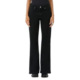 QS Damen 5-Pocket-Jeans, schwarz, Gr. 42, unifarben, Denim/Jeans, Obermaterial: 84% Baumwolle, 14% Polyester, 2% Elasthan. Futter: 70% Polyester, 30%