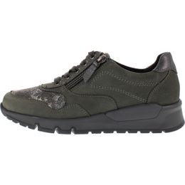 Naturl&auml;ufer Damen Sneaker mit Stretch-Einsatz, f&uuml;r kr&auml;ftige F&uuml;&szlig;e grau Gr&ouml;&szlig;e 38