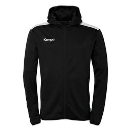 Kempa Herren Trainingsjacke "Kapuzenjacke Emotion 27", schwarz, Gr. XXL, Obermaterial: 100% Polyester Pol. recyc.., Jacken