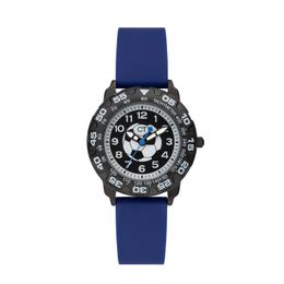 Cool Time Kinder Quarzuhr "The Cool Blue Soccer", blau, Armbanduhren, Armbanduhr, Silikonarmband, Kinderuhr, Junge, analog