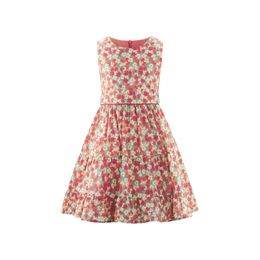 happy girls Kleid M&auml;dchen Gr&ouml;&szlig;e 140 hellgelb / mint / magenta