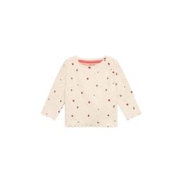 Noppies Langarmshirt All Over Print in Sand Melange | Gr.: 56