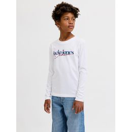 Jack & Jones Jack & Jones Junior Shirt 'JJTom' boy size 164 Dark blue / Orange / Dark red / White