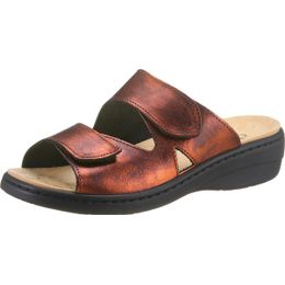 Damen Pantolette bronzefarben Gr&ouml;&szlig;e 38