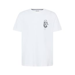 Blend Herren Rundhalsshirt "Rundhalsshirt BHJackson", wei&szlig;, Gr. XL, Obermaterial: 100% Baumwolle CO., Shirts