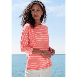 Vivance Damen 3/4-Arm-Shirt, Bunt, Gr. 44/46, 3/4 Arm Shirts, Material: Baumwolle