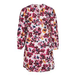 Object Kleid 'Annie' Damen Gr&ouml;&szlig;e 42 dunkelblau / orange / pink / fuchsia / offwhite Sommerkleid