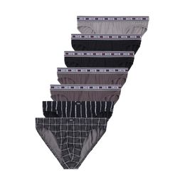 H.I.S. H.I.S Slip in anthra / schwarz / grau / streifen / karo | Gr.: XXL