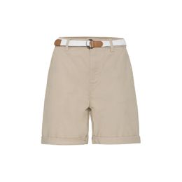 oxmo Damen Chinoshorts "Chinoshorts OXChakira", grau, Gr. 40, Obermaterial: 98% Baumwolle CO. 2% Elasthan EL., Hosen