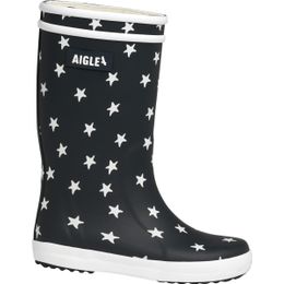Aigle M&auml;dchen Gummistiefel "Lolly-Pop Play 2 Sterne", Gr. 26, blau, Obermaterial: 100% Naturkautschuk NaRubber., Schuhe