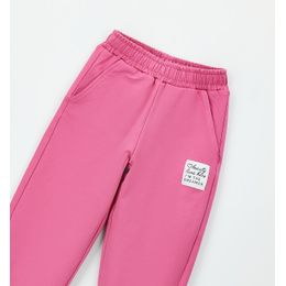 IDO M&auml;dchen Outdoorhose "BABY GIRL TROUSERS", pink, Gr. 110, 95% Baumwolle, 5% Elasthan, Hosen
