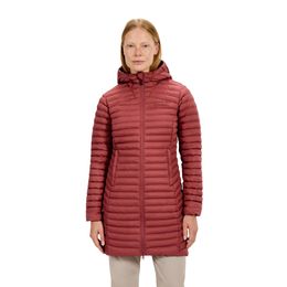 Berghaus Damen Steppjacke "MICRO JKT LONG", rot, Gr. L, Web, Obermaterial: 100% Polyester. Futter: 100% Polyamid. Wattierung: 100% Polyester, Jacken,