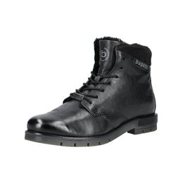 Bugatti Herren Schn&uuml;rstiefelette "Bugatti Stiefelette Leder", Gr. 42, schwarz, Leder, Schuhe