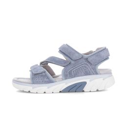 Gabor Damen Trekkingsandale "Trekkingsandale", Gr. 39, blau, Schuhe