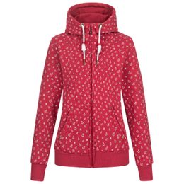 ANKERGLUT Damen Kapuzensweatshirt "ANCHORAGE Women", rot, Gr. 34, Jersey, 60% Baumwolle. 40% Polyester, Sweatshirts, in l&auml;ssigem Oversized-Schnitt
