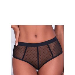 Damen Panty "Ava", VIVANCE BY LASCANA, Gr. 32, schwarz, Mesh, Obermaterial: 90% Polyamid, 10% Elasthan, Unterhosen, aus transparentem Mesh in