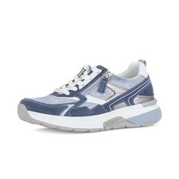 Gabor Damen Sneaker "Sneaker low", Gr. 35,5, blau, Schuhe