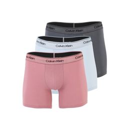 Calvin Klein Underwear Boxershorts Herren Gr&ouml;&szlig;e XL pastellblau / graphit / altrosa