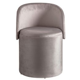 HEINE HOME Hocker, Grau, Gr. H/B/T ca. 63x46x43 cm, B&auml;nke & Hocker, Material: MDF. Bezug: Polyester