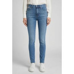 Damen Skinny-fit-Jeans "HIGH RISE SKINNY", blau, Gr. 26, Calvin Klein Jeans, unifarben, Denim/Jeans, Obermaterial: 80% Baumwolle, 12% Polyester, 6%